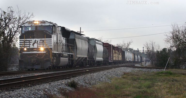 Norfolk Southern Railway Train 345 at East City Junction – 9 December 2008